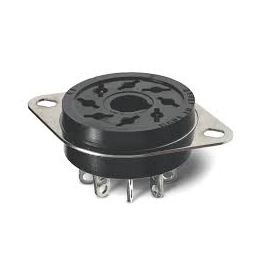 8 PIN PANEL MOUNT SOLDER TERMINAL SOCKET