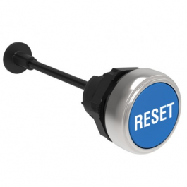 BLUE "RESET" MECHANICAL BUTTON